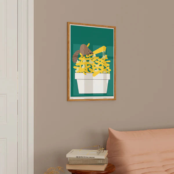 Affiche Castor et poutine – arloca